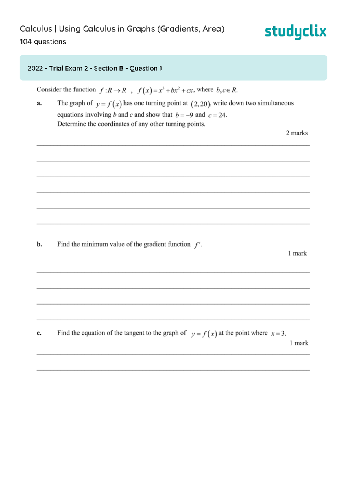 09 Calculus - Graph Applications - Calculus | Using Calculus in Graphs ...