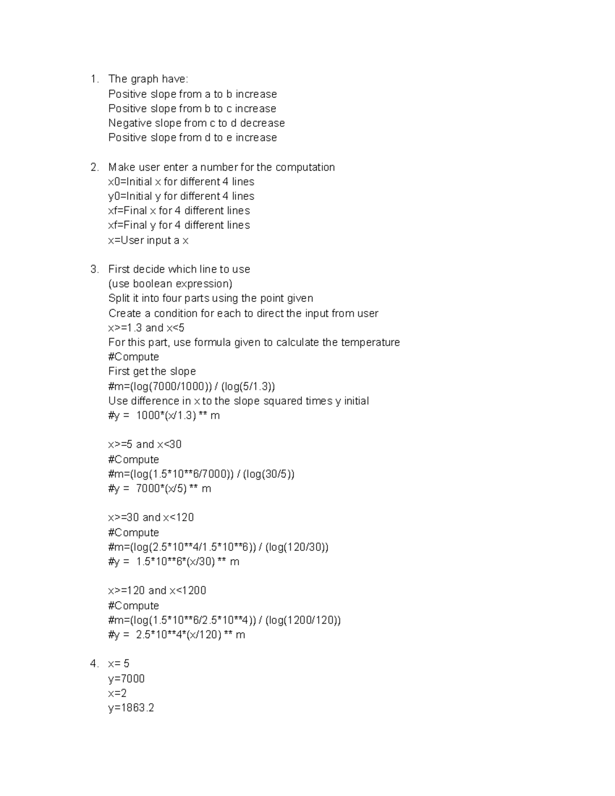 Boiling curve planning - The graph have: Positive slope from a to b increase Positive slope from ...