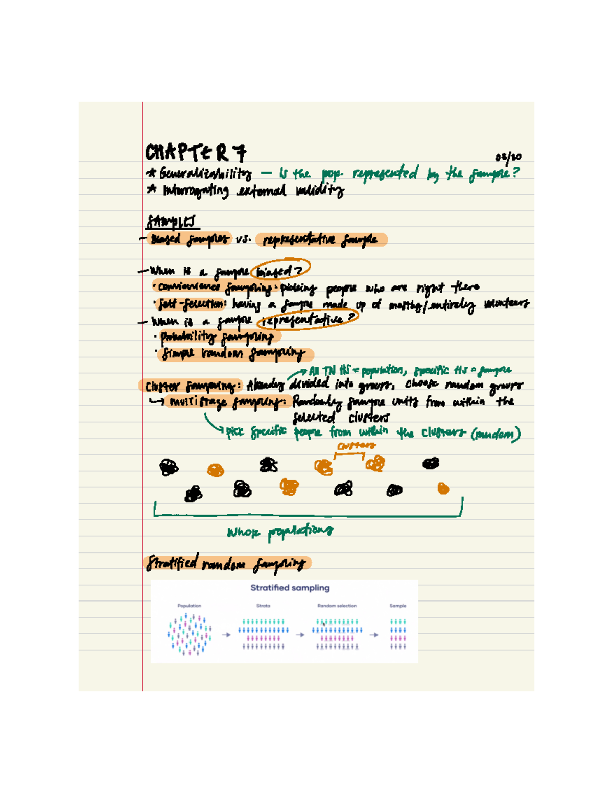 Chapter 7 PSYC 295 Notes - PSYC 295 - Studocu