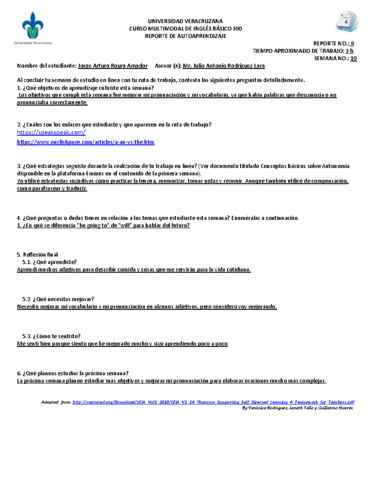 08IBAS300Reportedeautoaprendizaje - Roura Jorge - UNIVERSIDAD ...