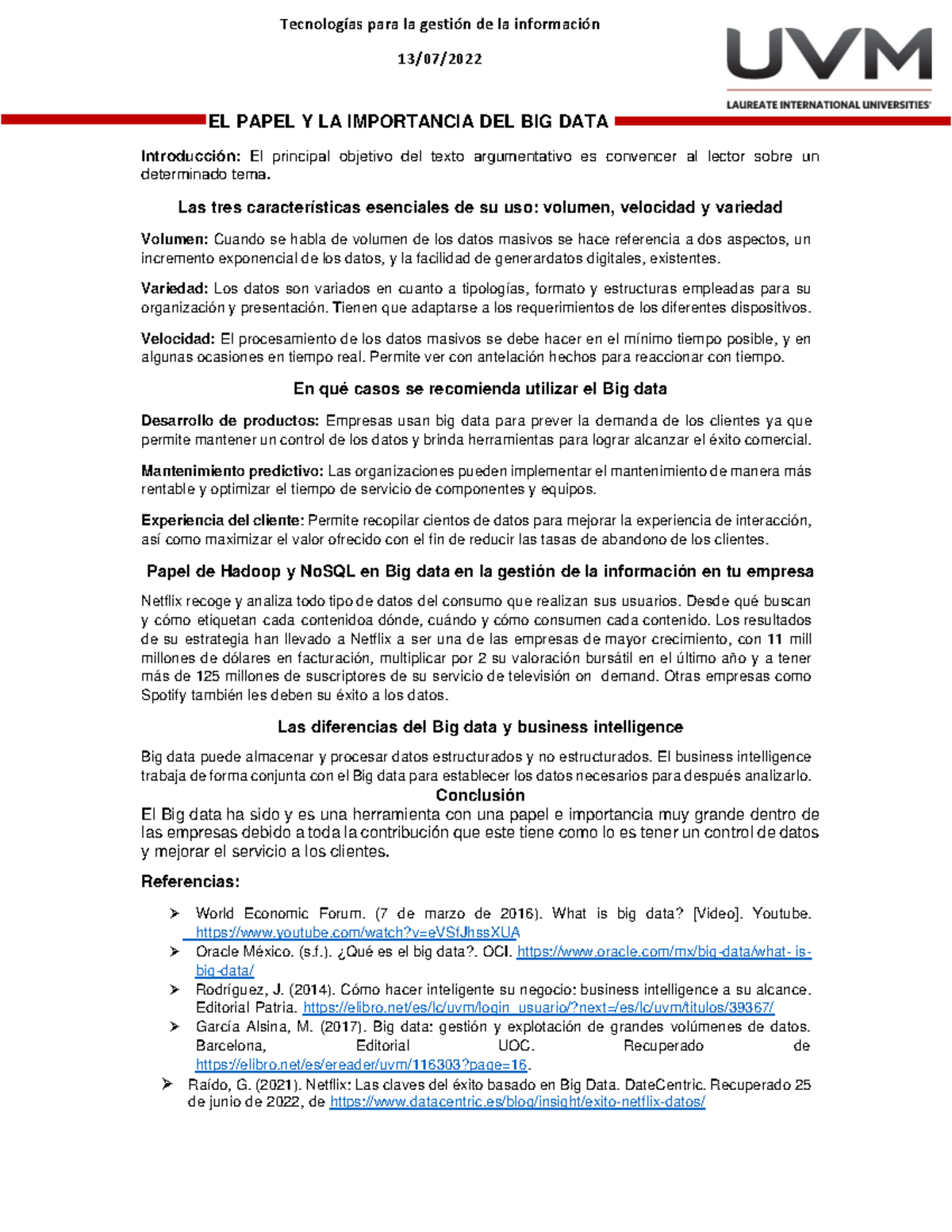 A15 bb - actividad 15 1 cuartilla - EL PAPEL Y LA IMPORTANCIA DEL BIG ...