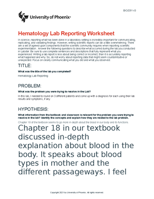 Wk 3 Introduction to Pulmonary Ventilation Lab Report - BIO/291 v Lab ...