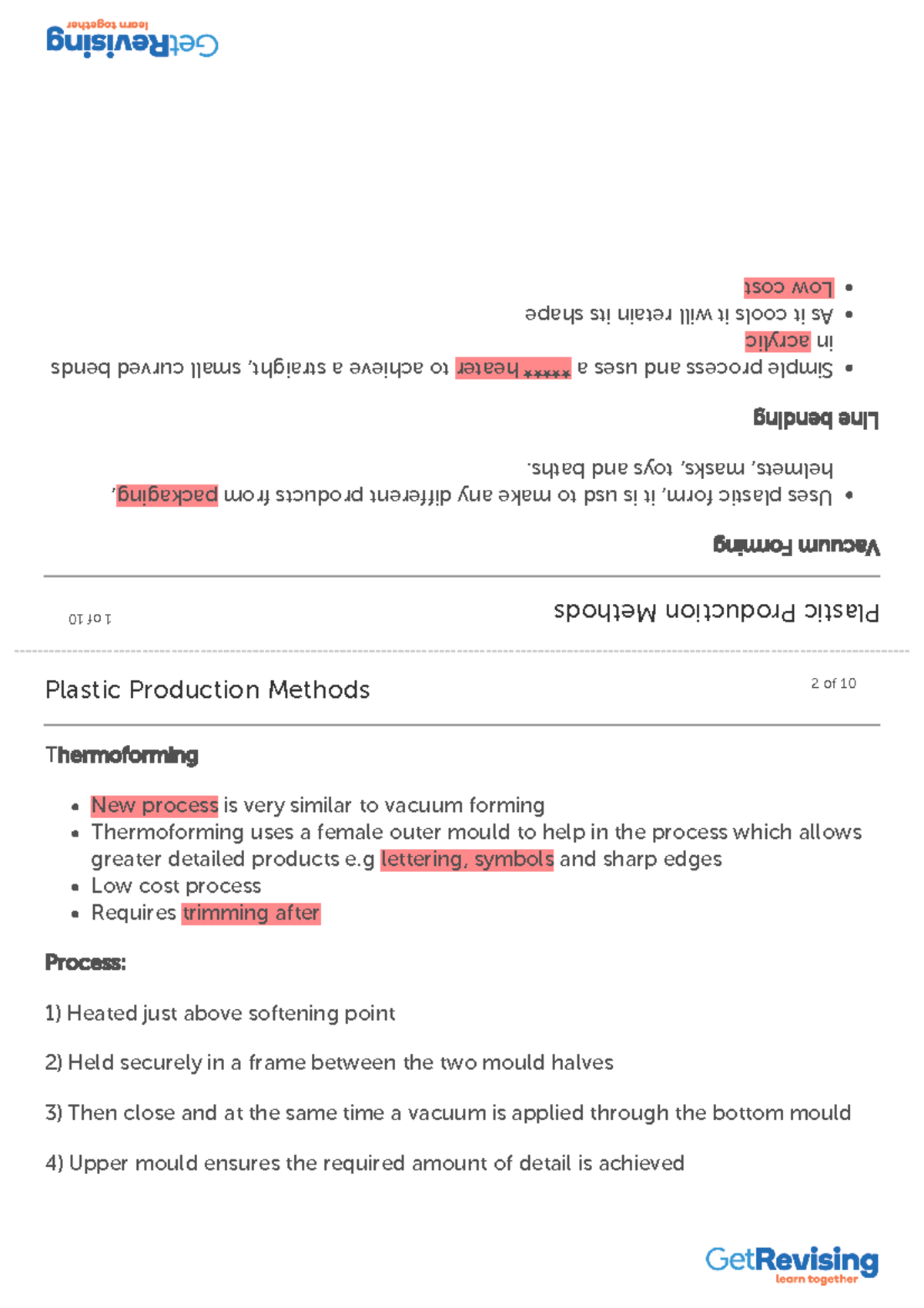 Plastic Production Methods - Plastic Production Methods Vacuum Forming ...