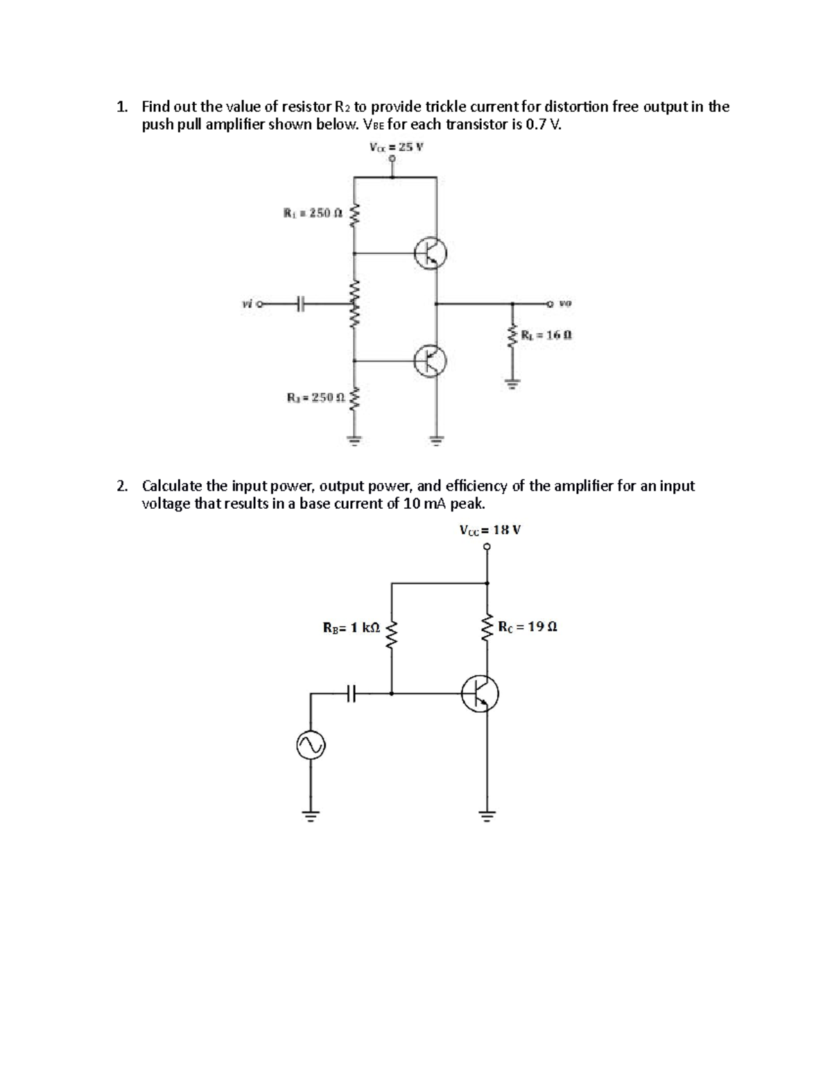 Homework-2 - electrical circuit imp home work imp - Fundamental of ...