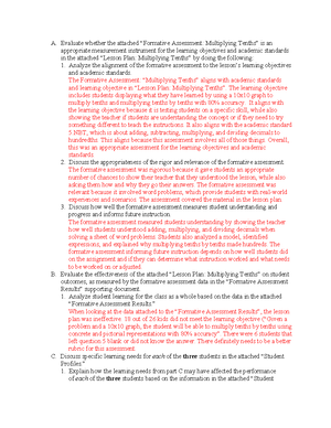 DGM2 Task 2 - Task 2 - A. Create an original direct instruction lesson ...