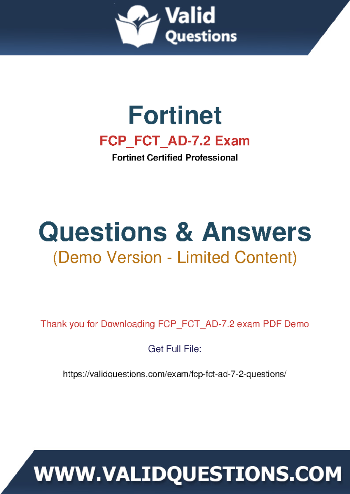 Real FCP_FCT_AD-7.2 PDF Exam Questions - Fortinet FCP_FCT_AD-7 Exam ...