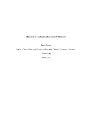 Task 2 - passed - Jamee Crowe Schools as Communities of Care – D Chris ...