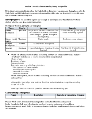 D094 d307 m4 study guide - Module 4: Language Development Study Guide Note: You are encouraged ...