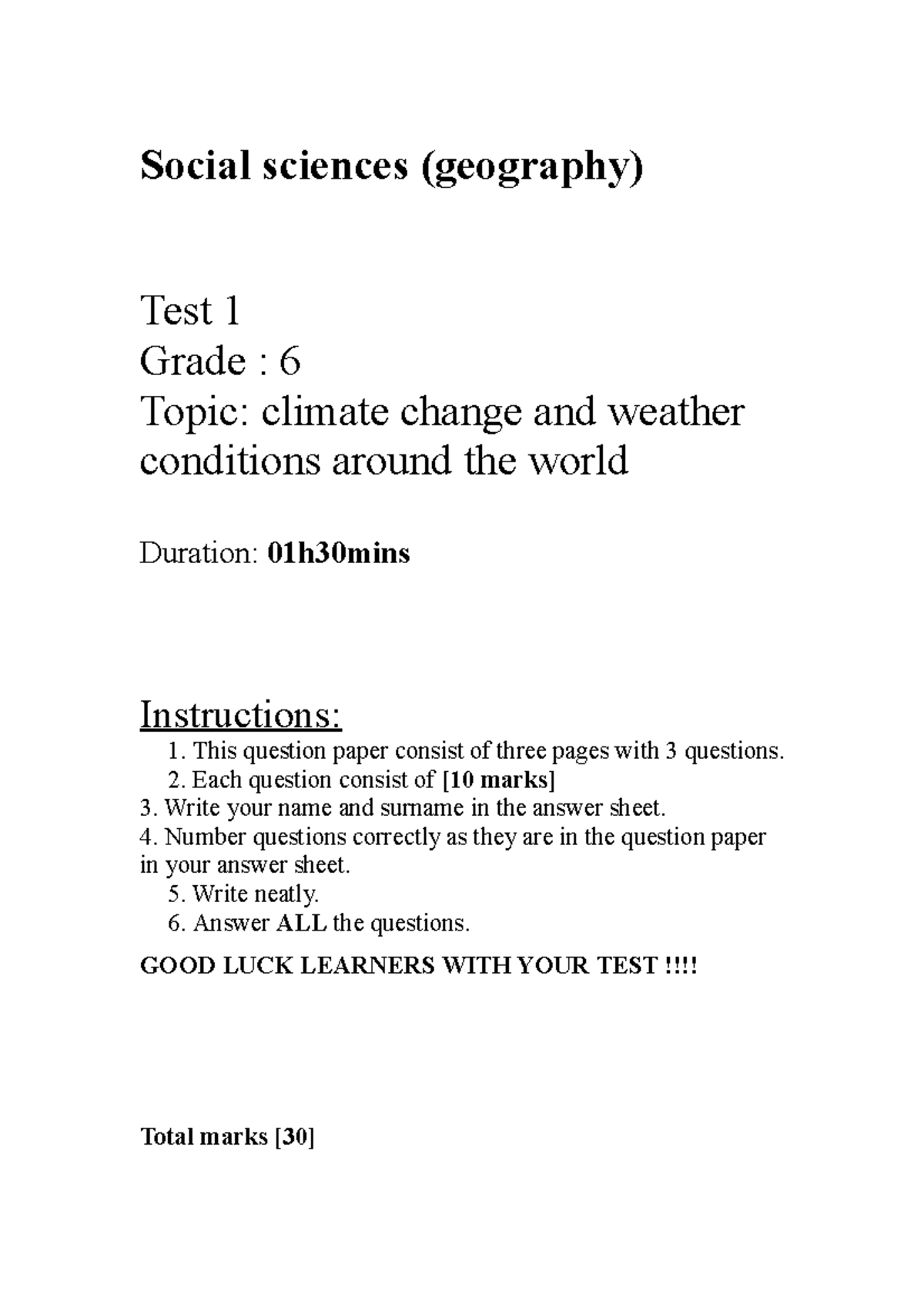 Social Sciences Question Paper Gped Group Assignment Social