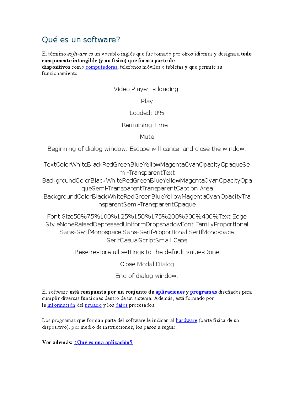 Sowere - Qué es un software? El término software es un vocablo inglés ...