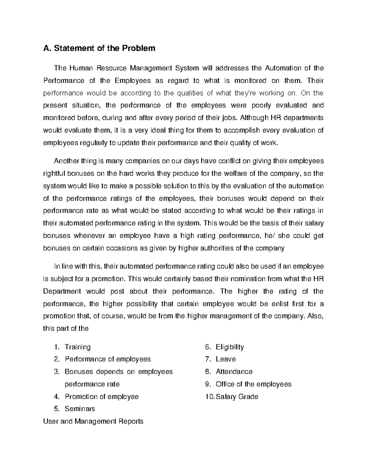 Fa acc2 - THIS IS A TOPIC RELATED PROJECT ON HUMAN RESOURCE MA NAGEMENT ...