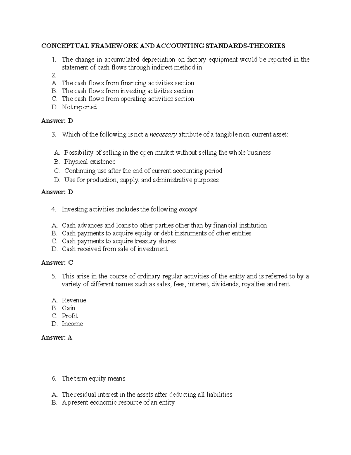 Intermediate Accounting And Conceptual Framework And Accounting