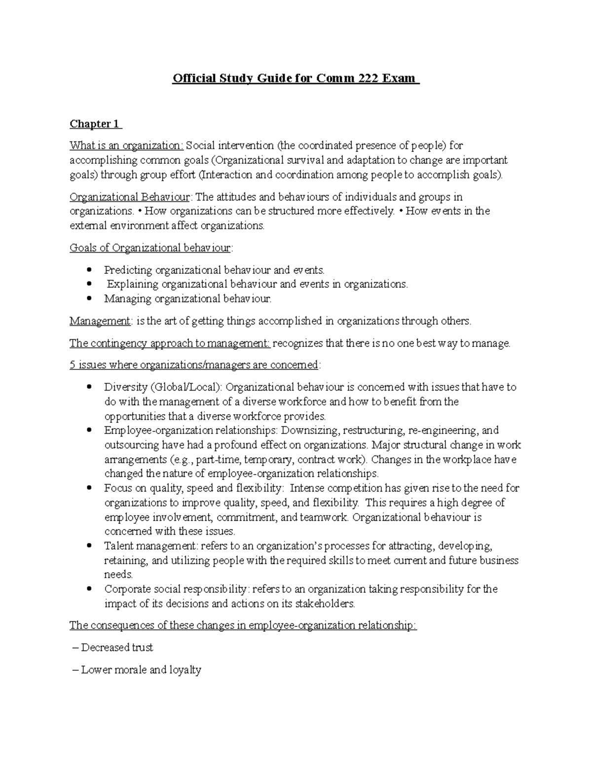 Official Study guide 2020 winter semester - Official Study Guide for ...