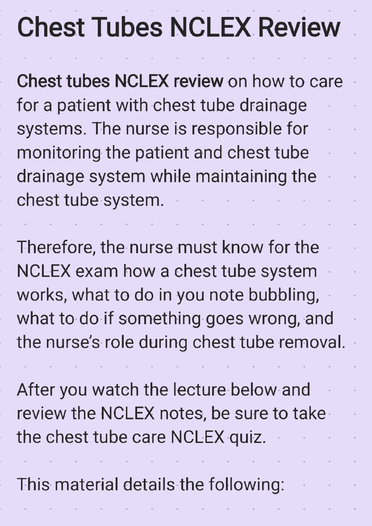 CTT - Respiratory medical conditions often require surgical ...