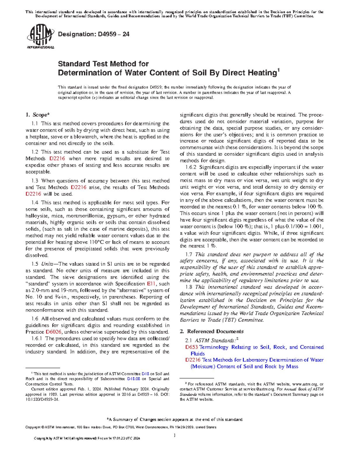 11. ASTM D4959 (2024) MÉTODO DE Prueba ESTÁNDAR PARA DeterminacióN DEL ...
