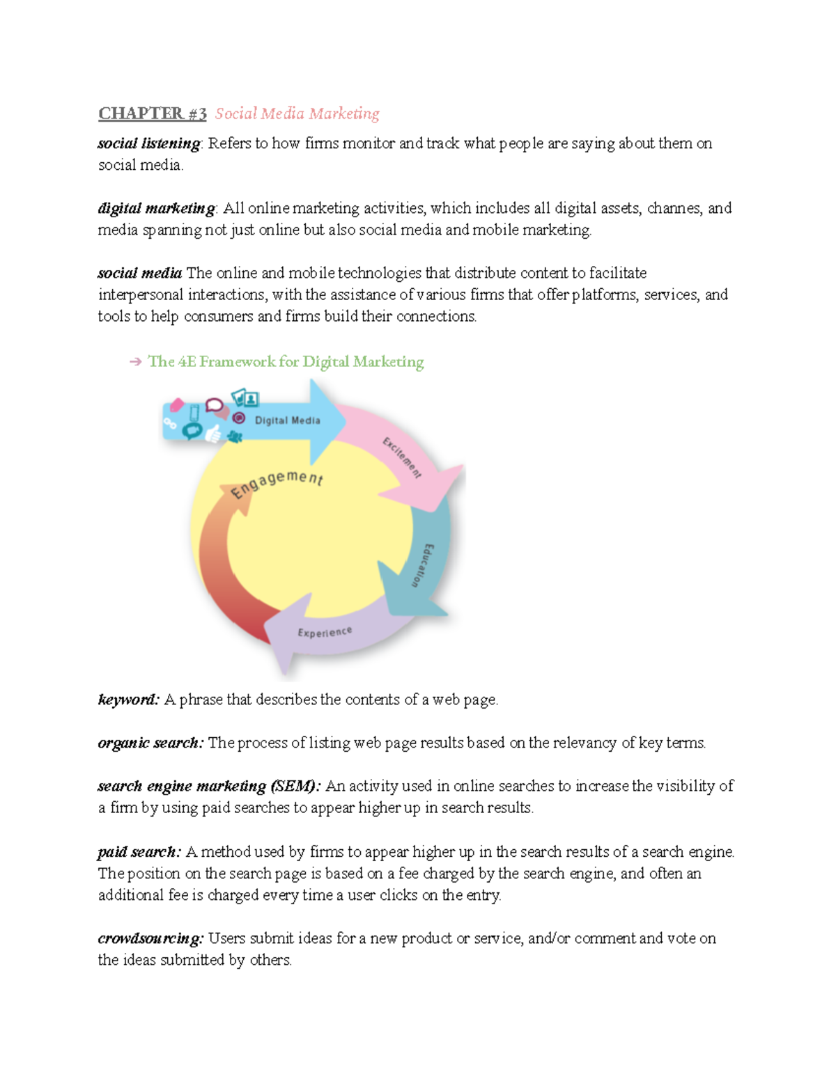 Chapter #3 - Social Media Marketing notes - CHAPTER #3 Social Media ...