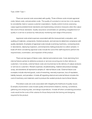 D354 Task 3 - passed - Cheyenne Wallace D354 Task 2 A1. Structured ...