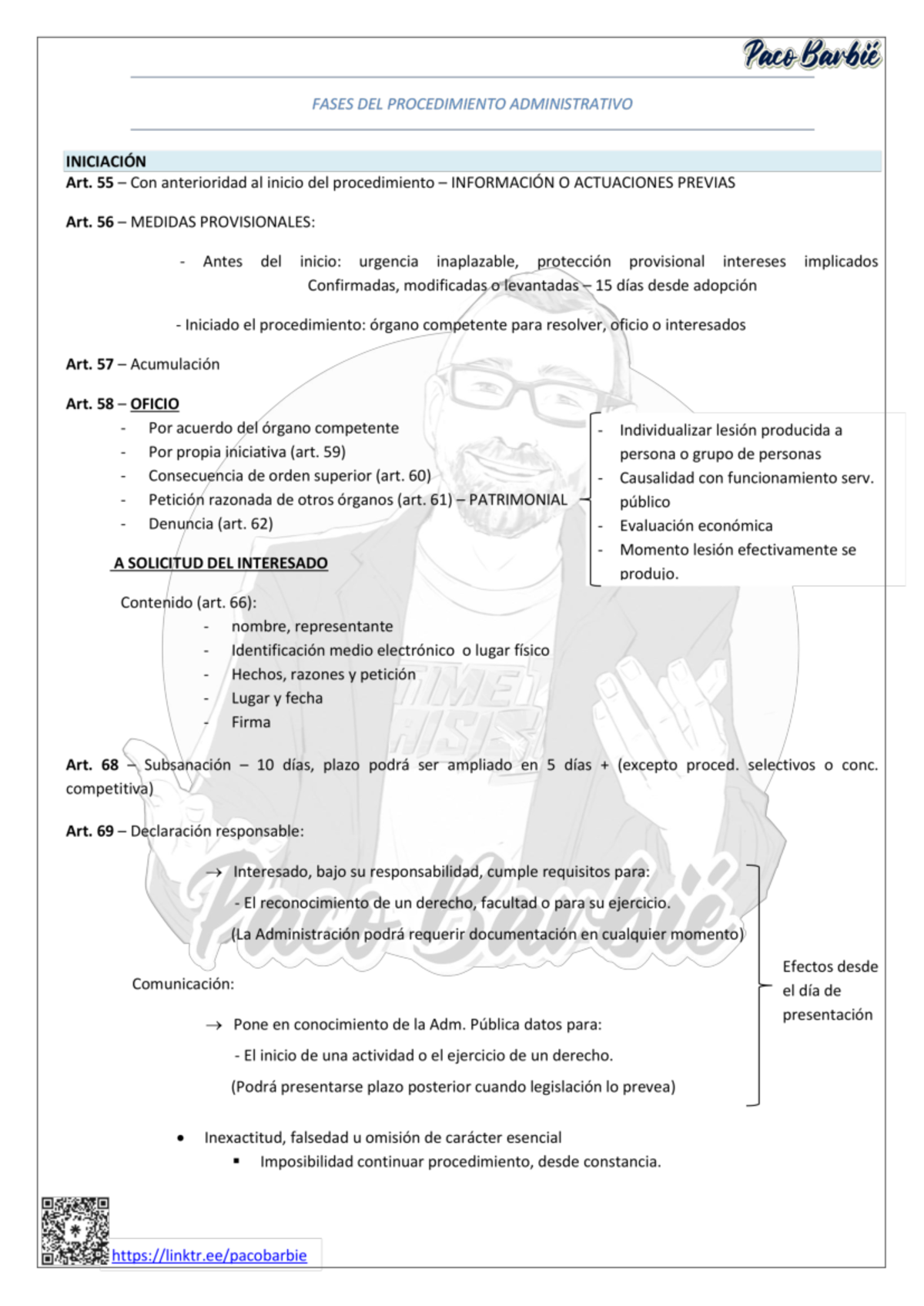Resumen Ley 39-2015 - Fases DEL Procedimiento Administrativo (Art 55 a ...
