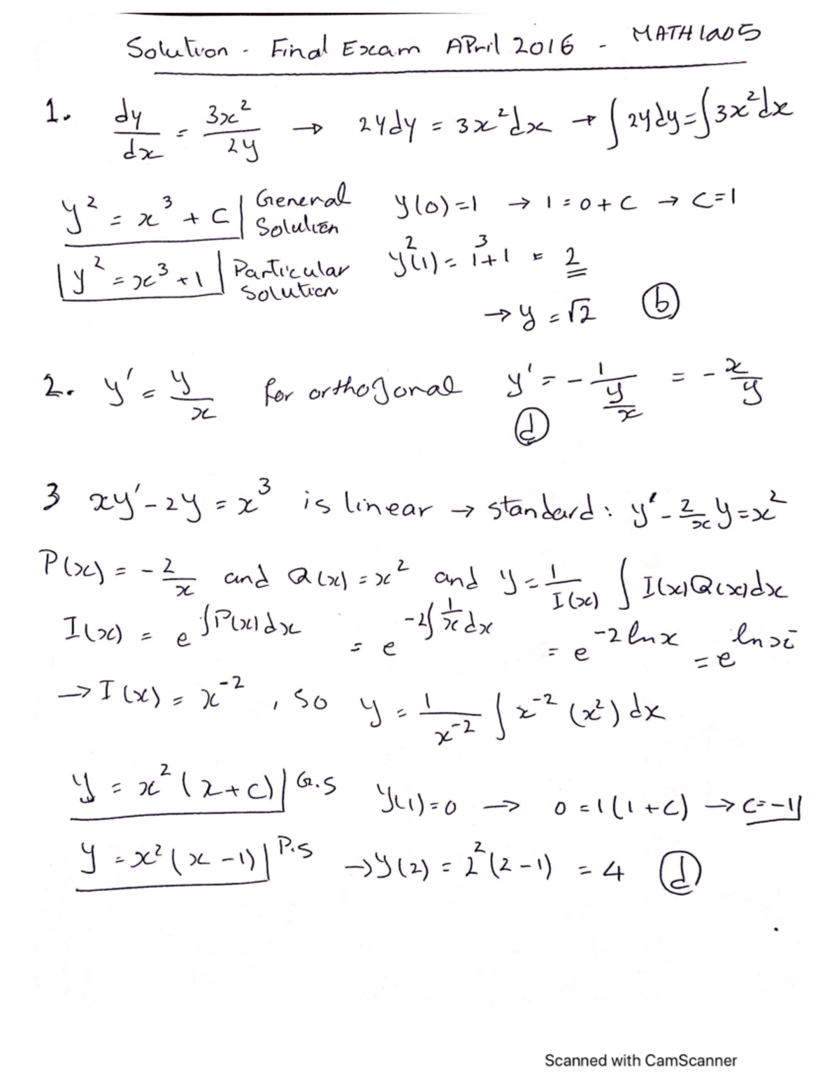 S-Final-W2016 - mock final - Math 1Ls3 - Studocu