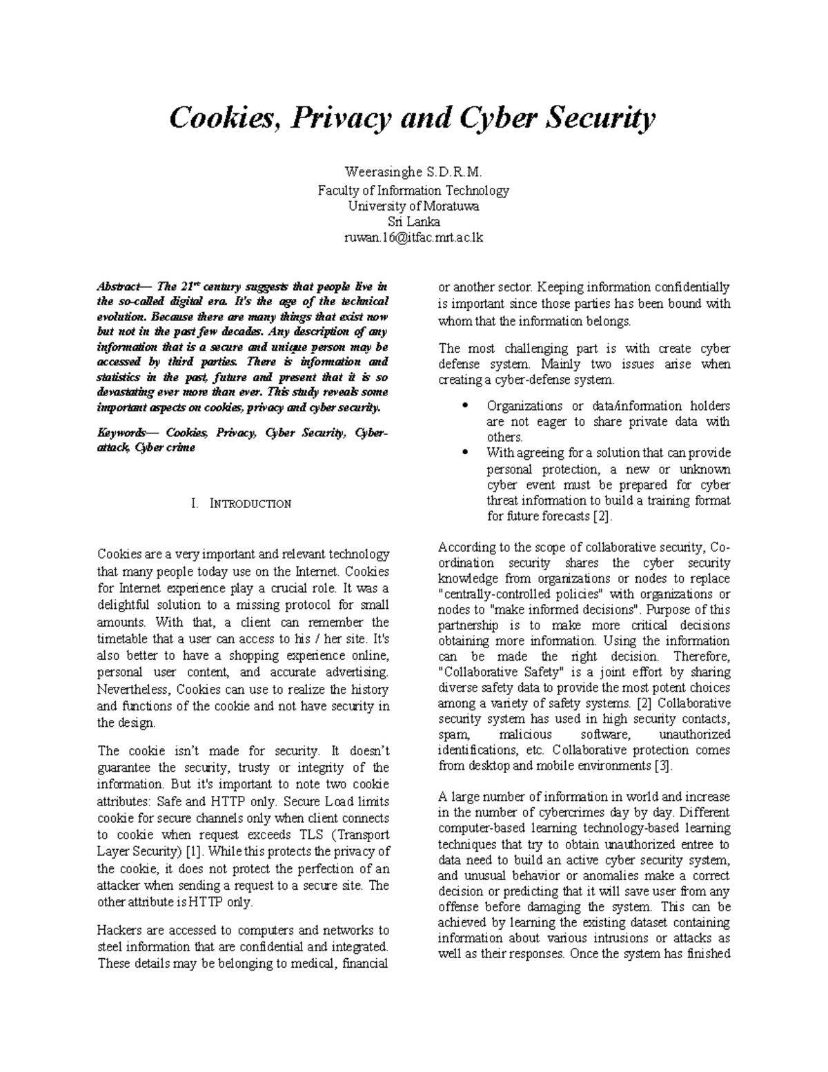 Cookies Privacyand Cyber Security - Cookies, Privacy and Cyber Security ...
