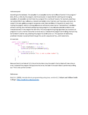 Learning Journal Unit 1 - Describe what you did. This is my first week ...