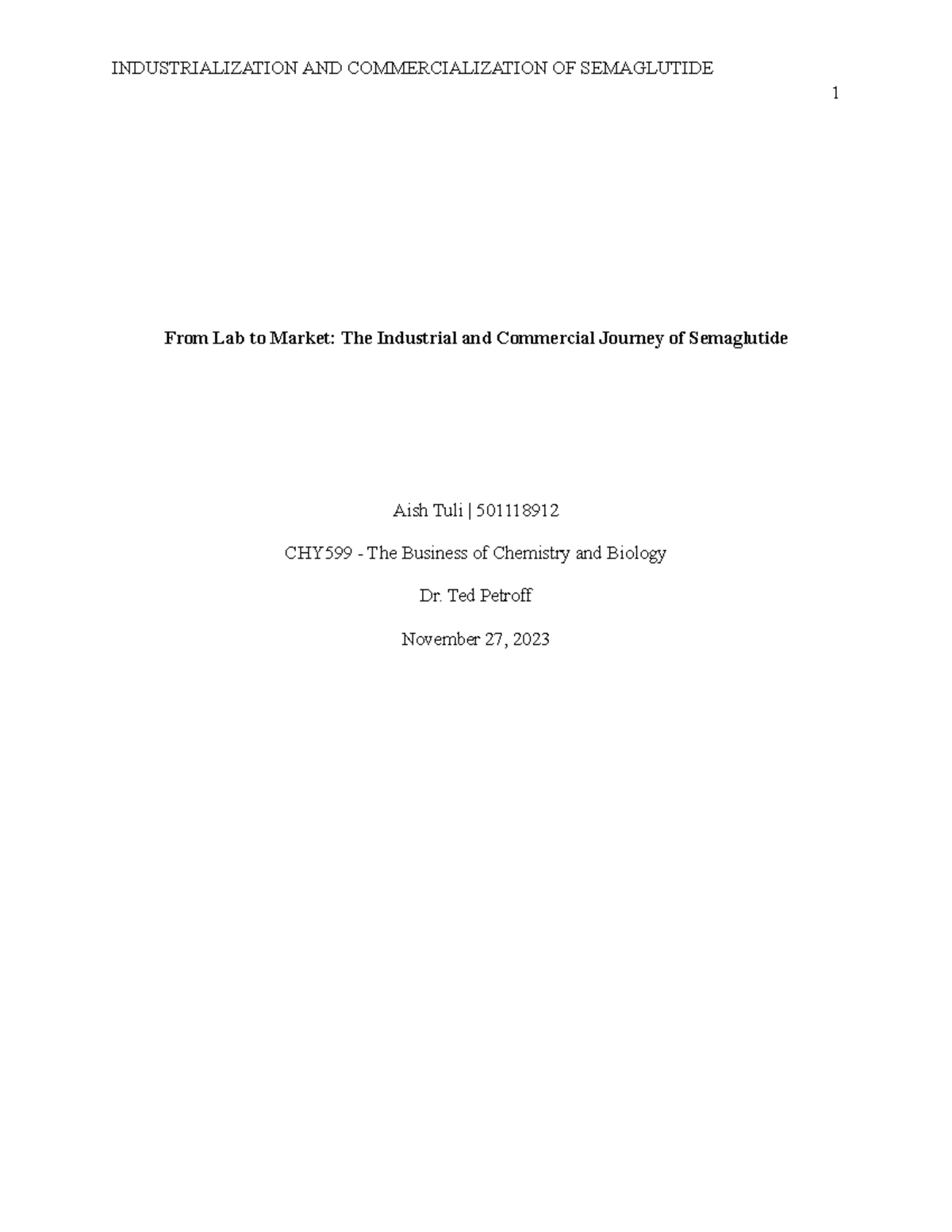 From Lab to Market: The Industrial and Commercial Journey of ...