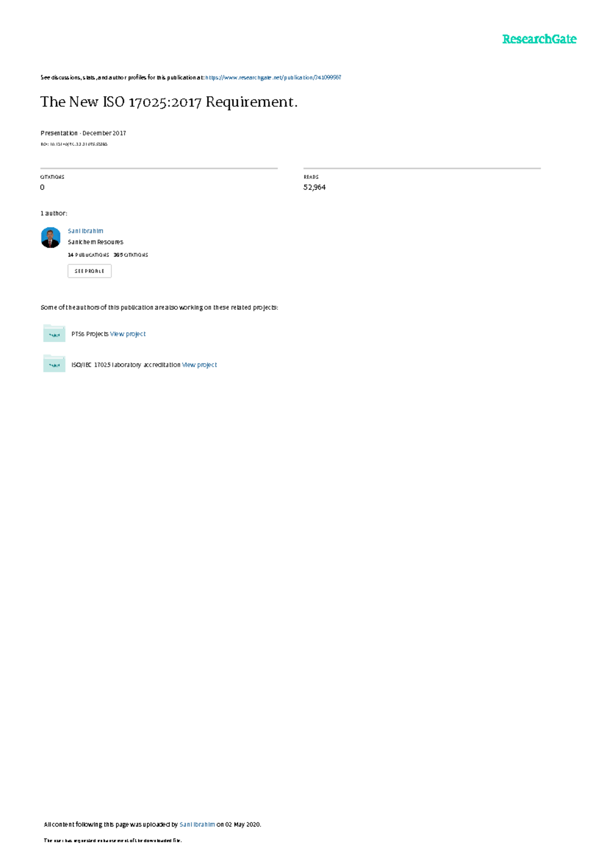 ISO17025-2017-Dr Sani Slides - See discussions, stats, and author ...