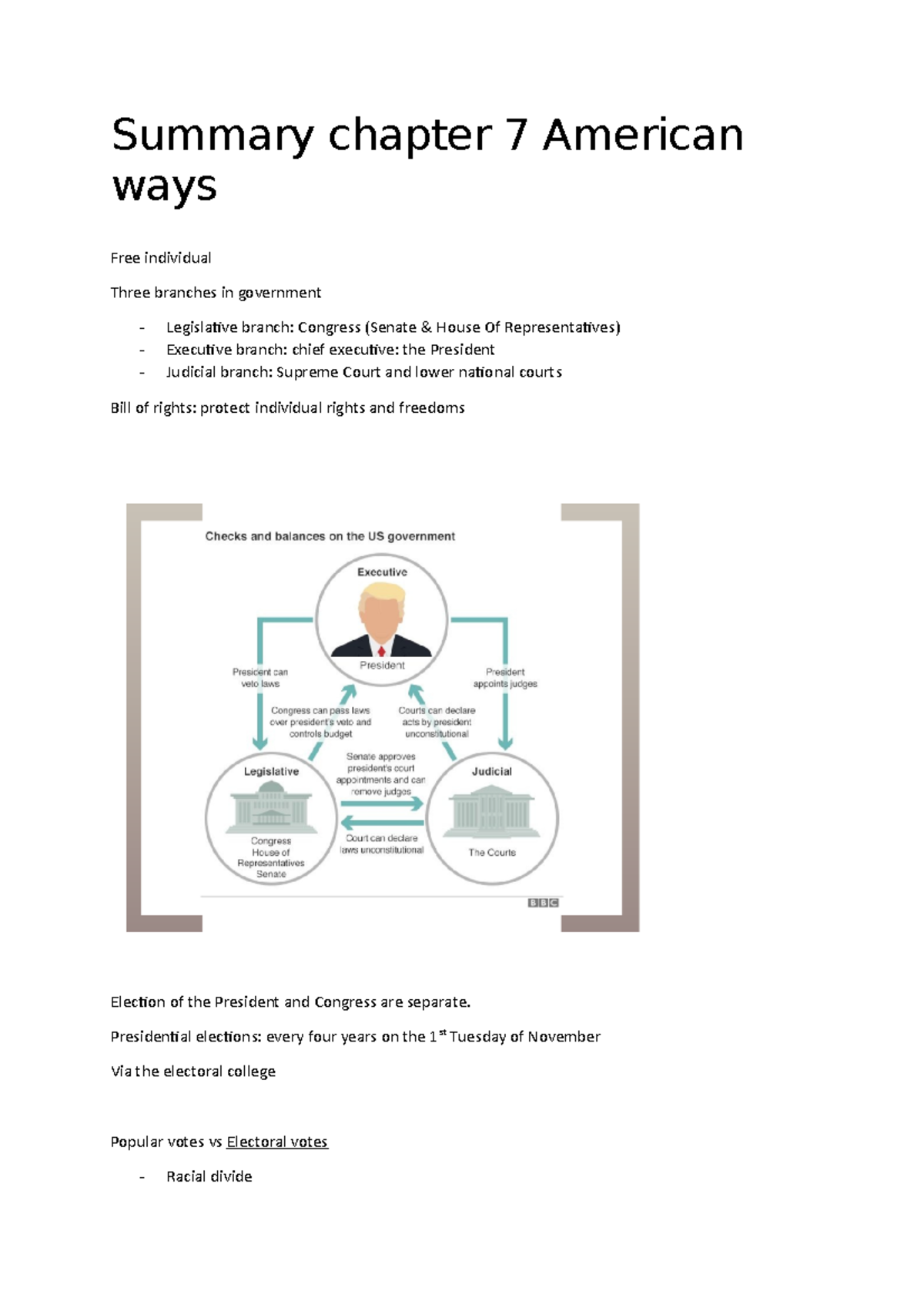 Summary chapter 7 American ways - Summary chapter 7 American ways Free ...