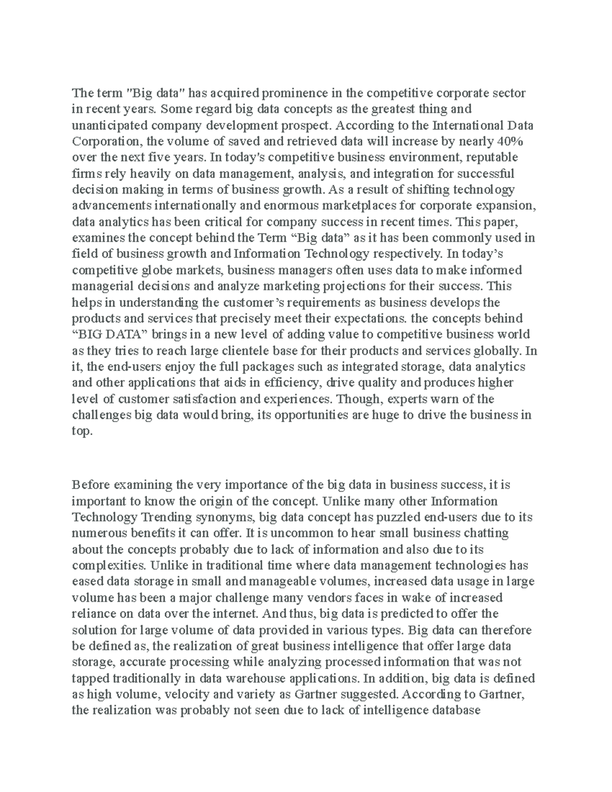 Big Data Real Life - about the application of Big data in real life ...