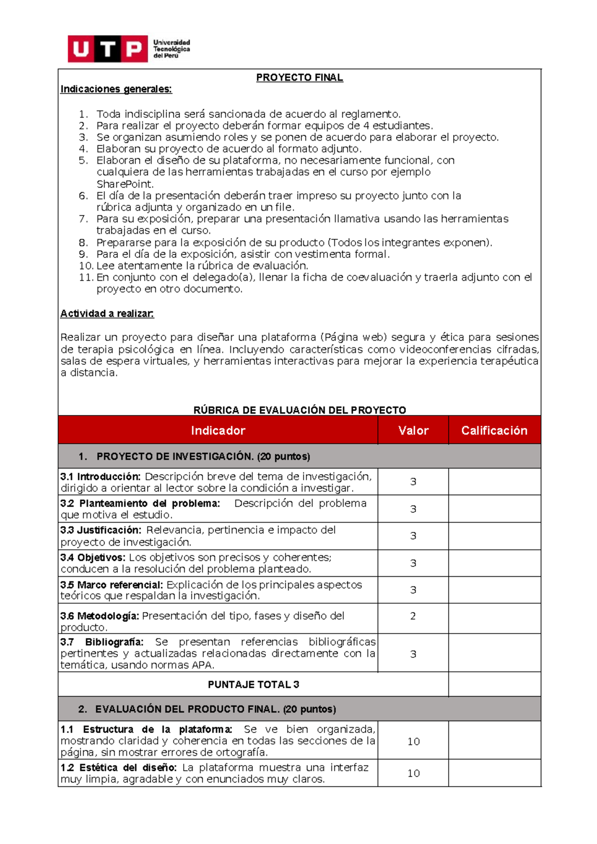Proyecto Final 53591 - Jfjfjfj - PROYECTO FINAL Indicaciones generales ...