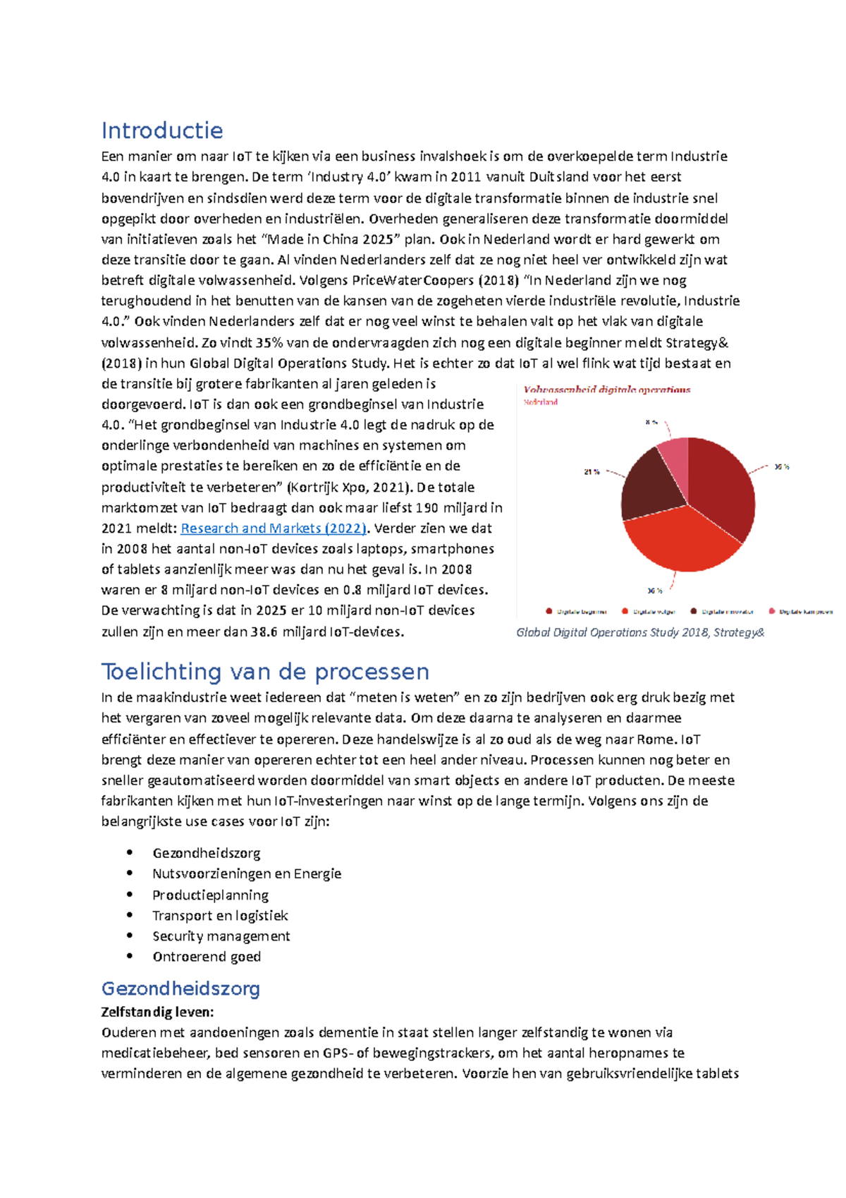 Business perspectief - Introductie Een manier om naar IoT te kijken via ...