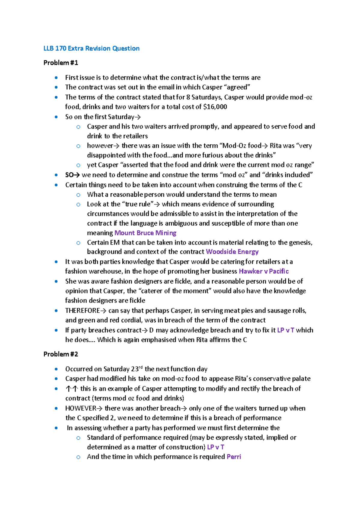 LLB 170 Extra Revision Question - LLB 170 Extra Revision Question ...