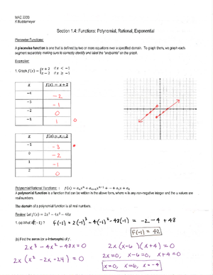 Chapter 2.2 Completed Notes - MAC 2233 - Studocu
