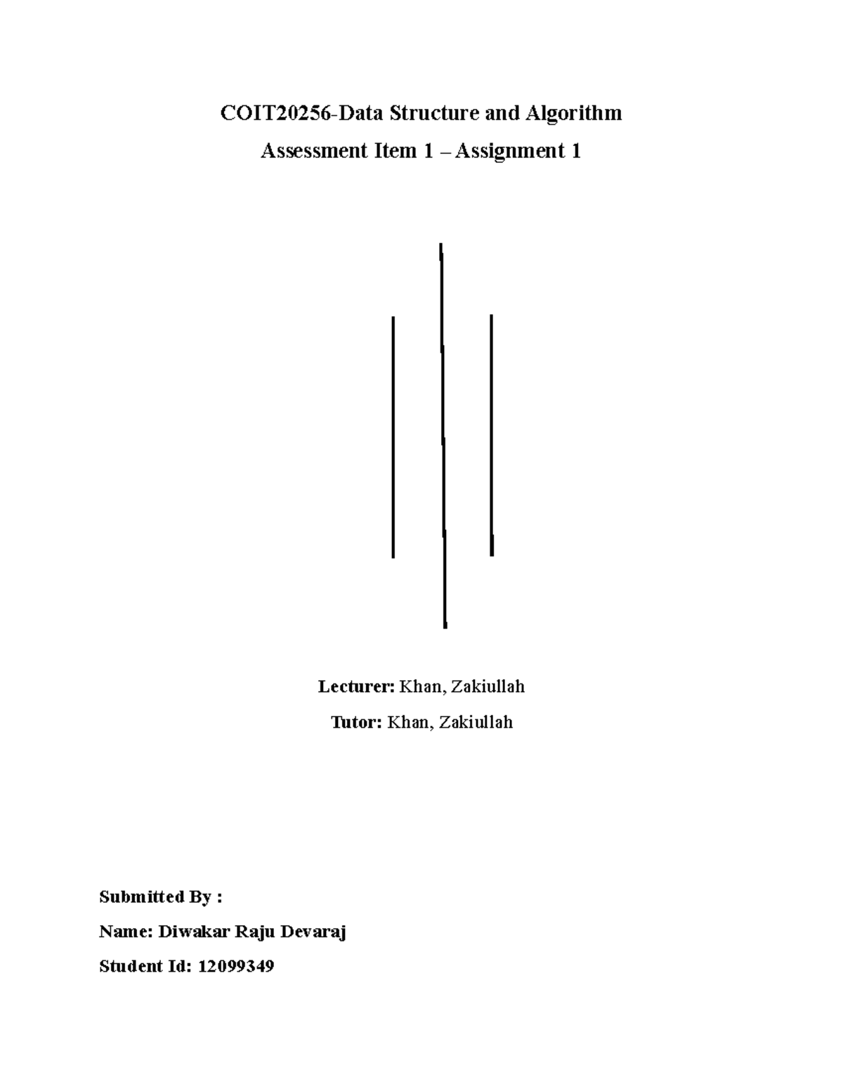 Diwakar Raju Devaraj 12099349 Assg1 - COIT20256-Data Structure and ...