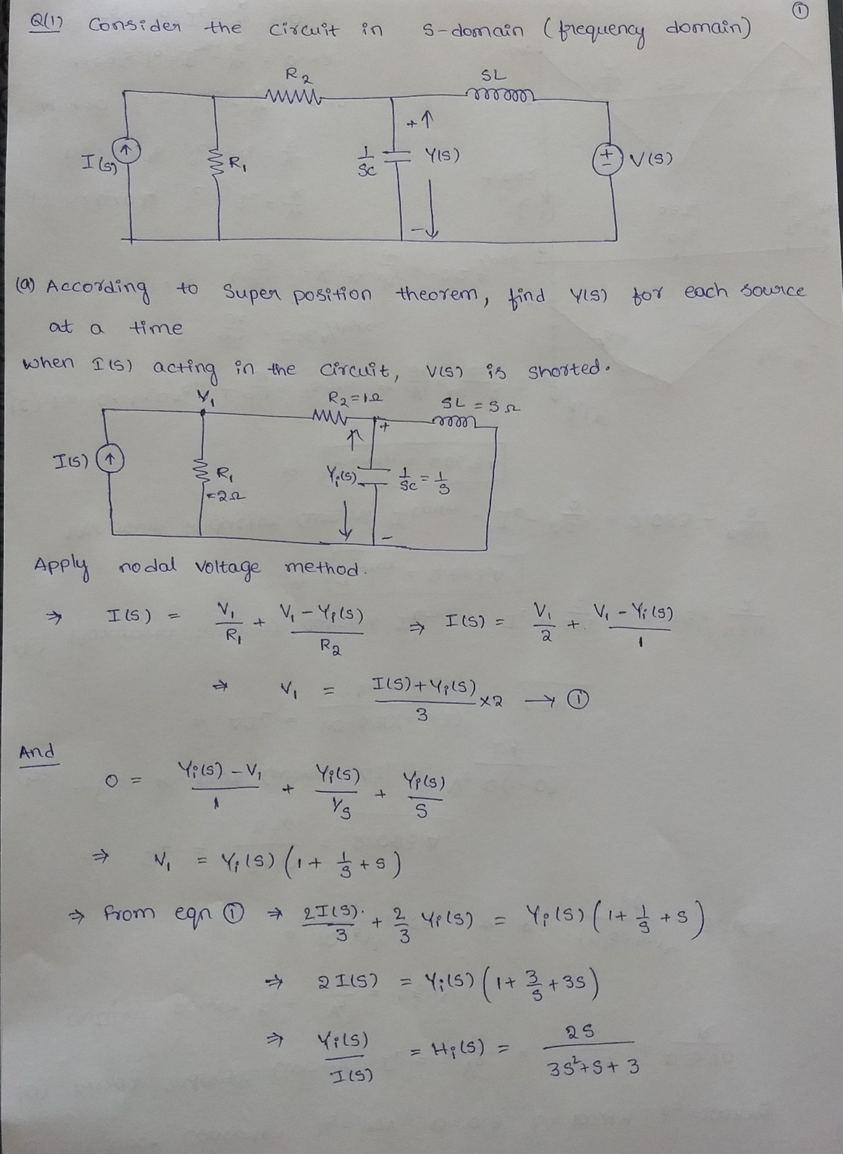 1 - sınav soru çözümleri - Circuit Theory 1 - Studocu