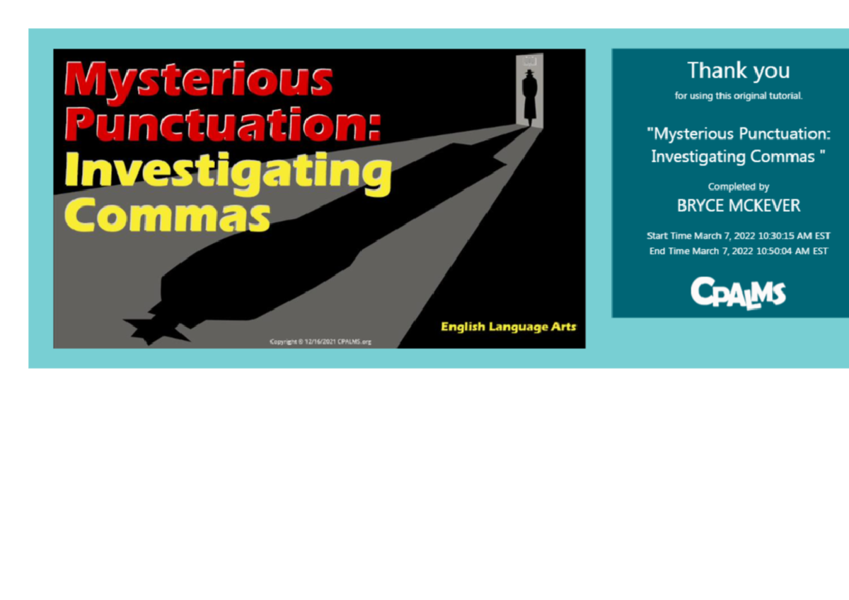Commas - dskdskdslkdslds - Mysterious Thank you for using this original ...