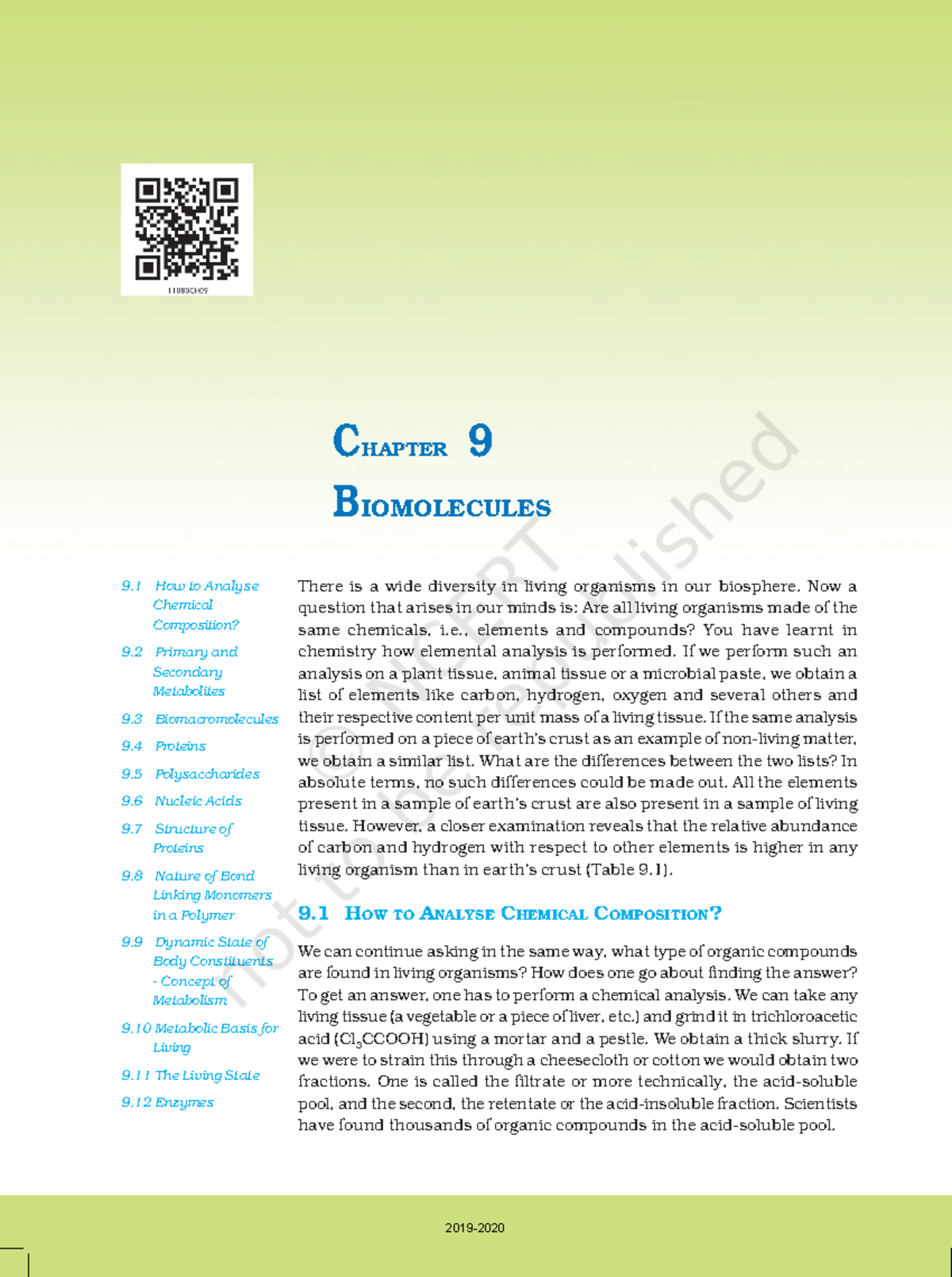 Biomolecule - +1 ncert text for biology students - 142 BIOLOGY There is ...