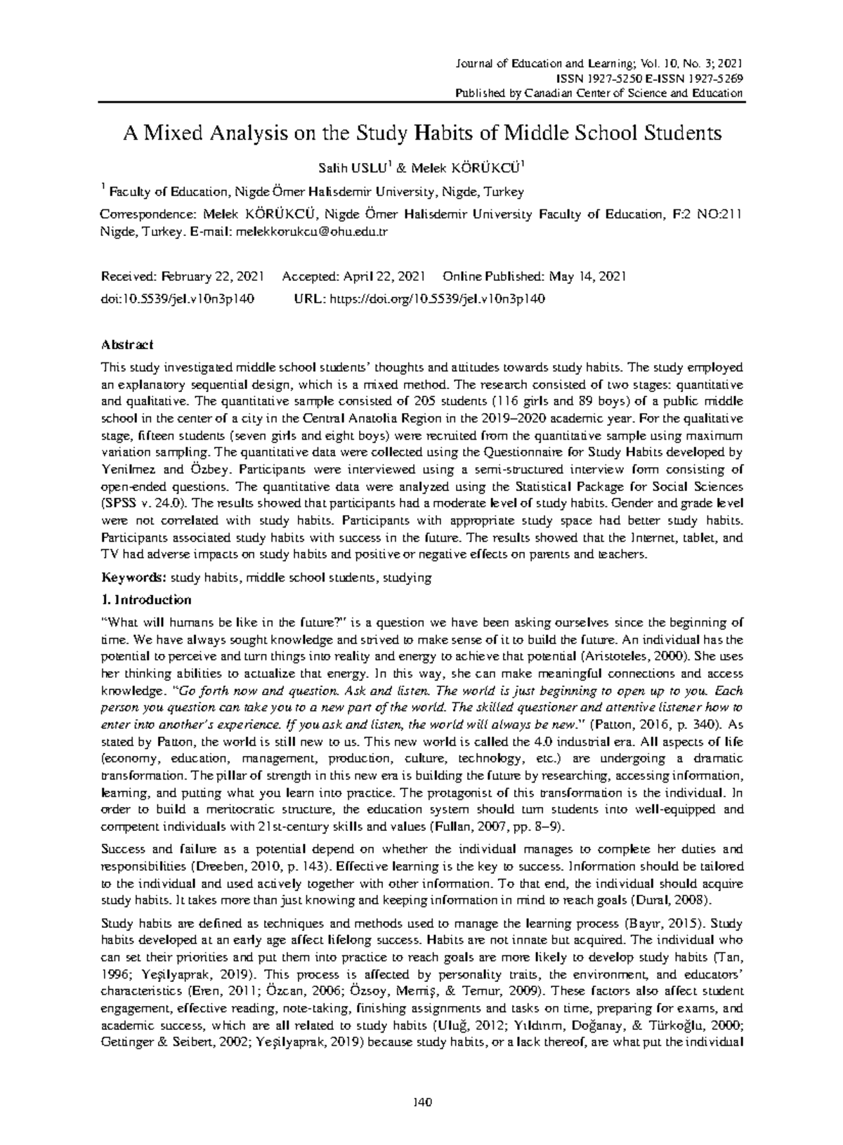 EJ1300241 - The Lived Experiences of UIC SHS Working Students A ...