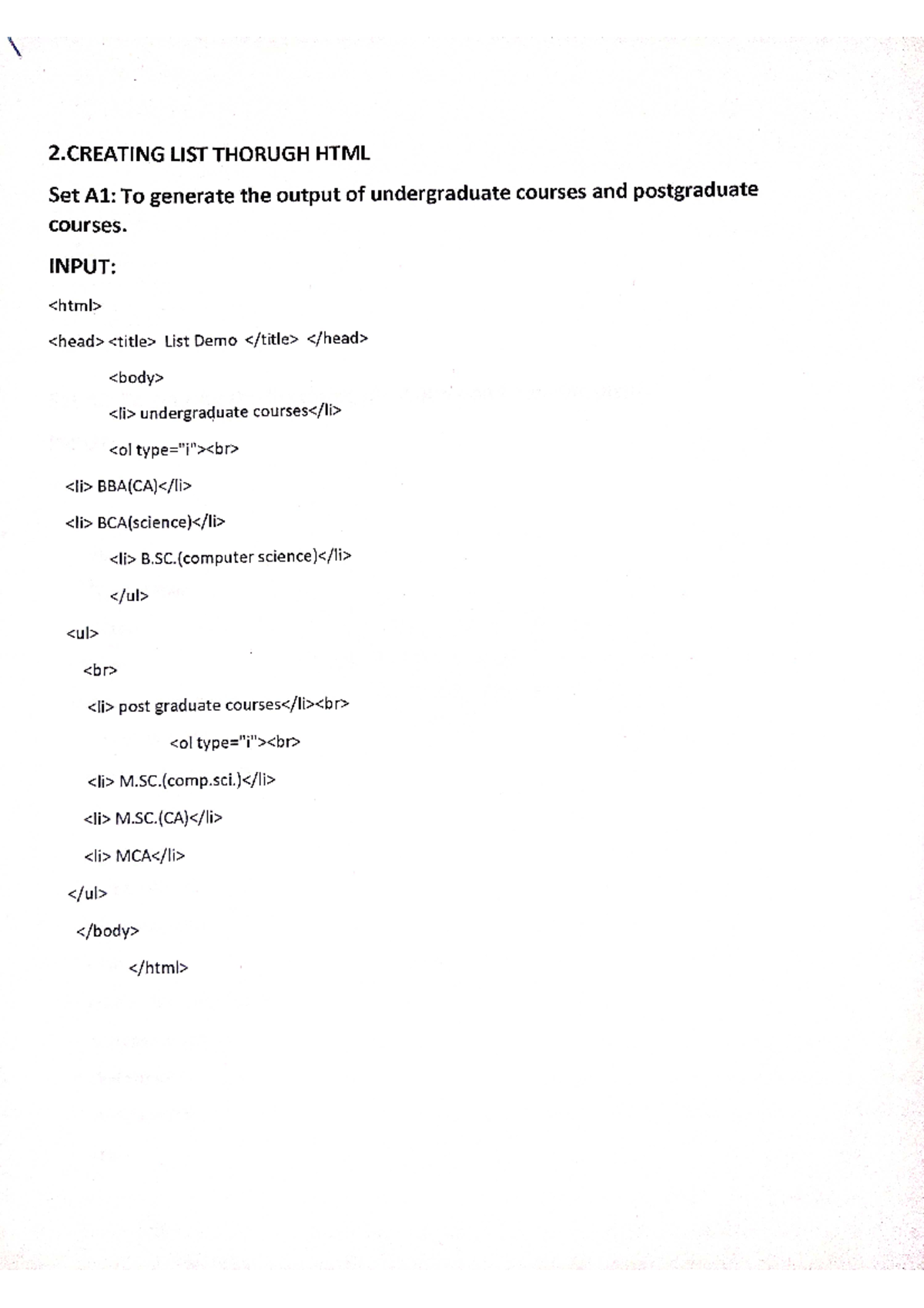 Fybca(2ND SEM) Assignment 2 - Bachelors of business administrative in computer application - Studocu