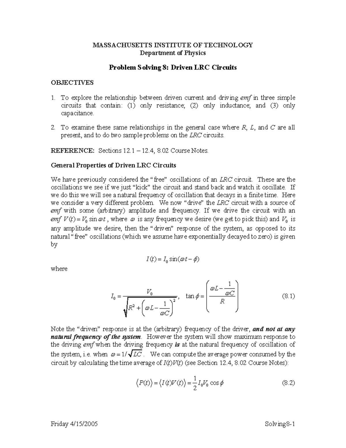 032f2c549d736adcc6a346de3d61fa63 solving 08 - MASSACHUSETTS INSTITUTE ...