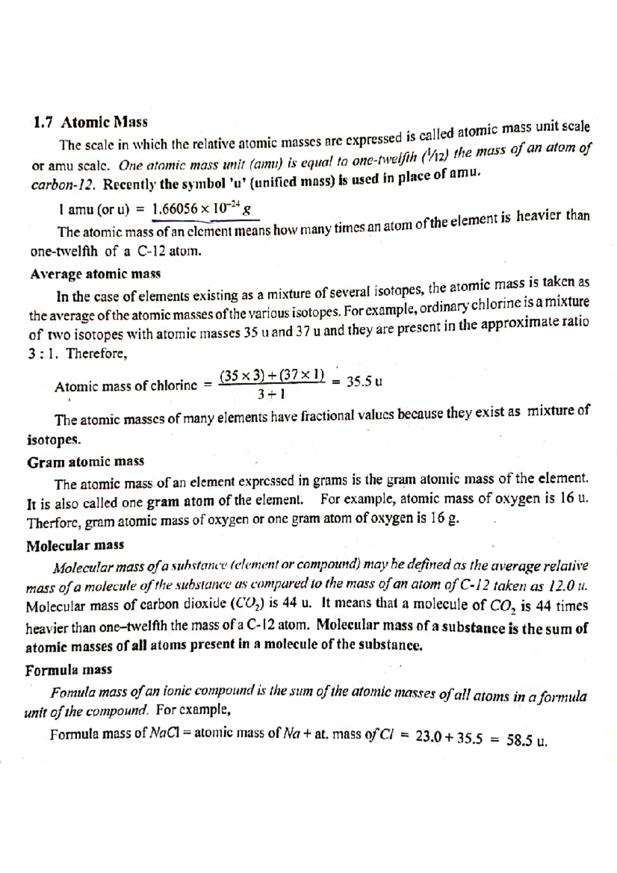 Mole concept - what is mole? percentage composition and molecular ...