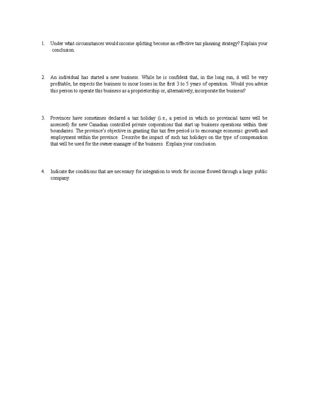 ACCT226 Short Question and Answer Chapter 15 #2 - Under what ...