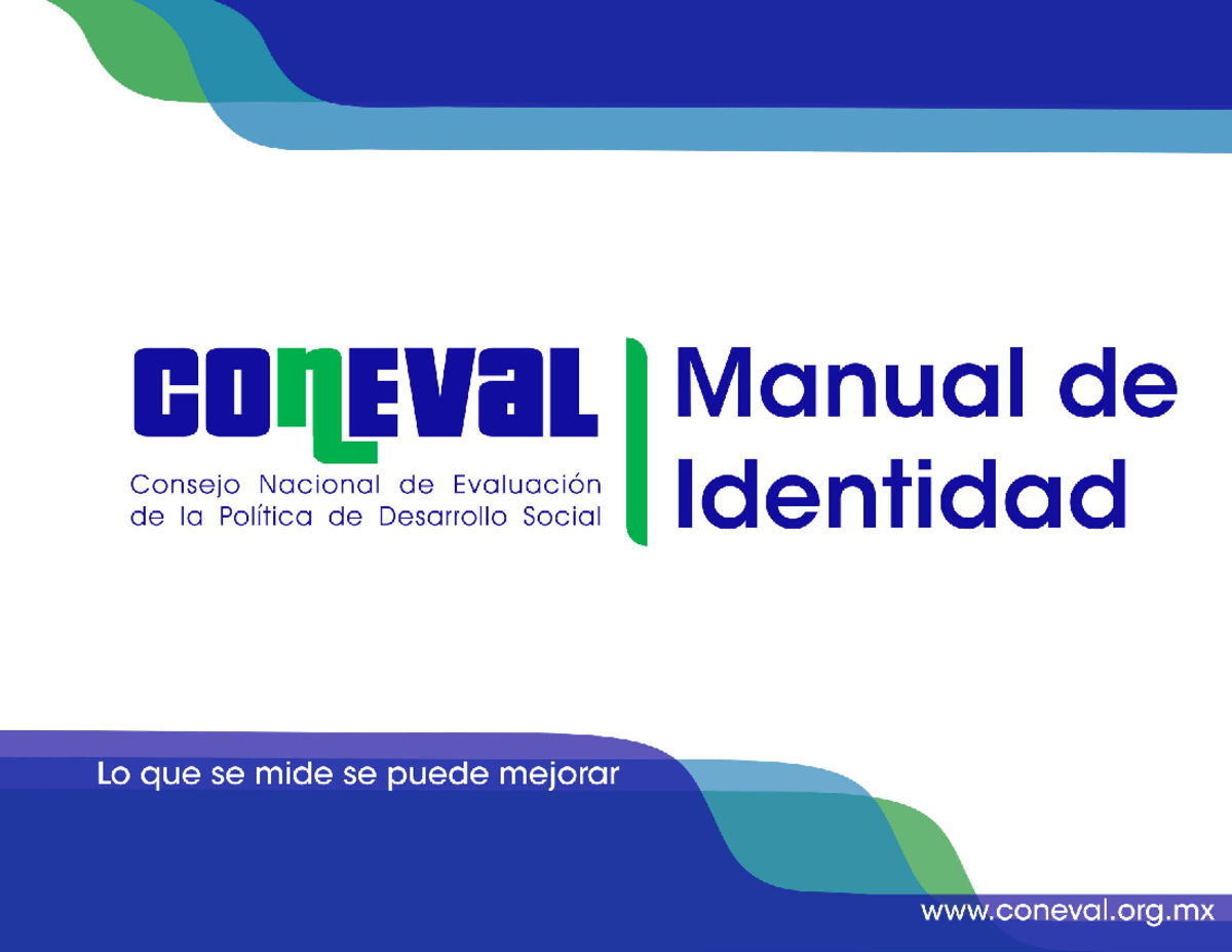 Manual de identidad Coneval - Presentación El Consejo Nacional de ...