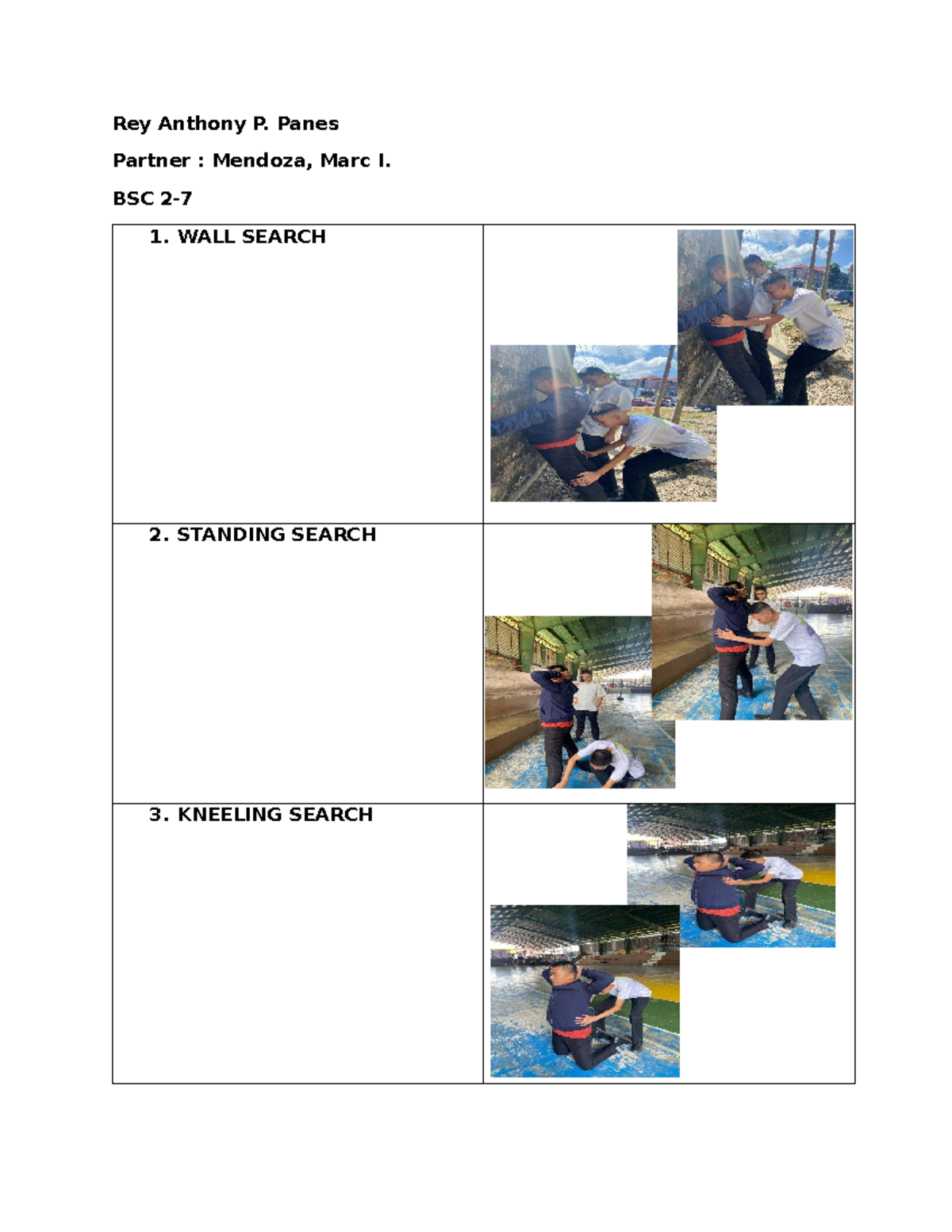 ACT CDIN3 - BS Criminology - Rey Anthony P. Panes Partner : Mendoza ...