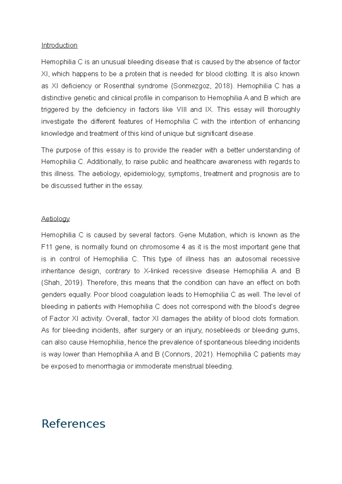 Hemophilia C - Inability of blood clotting - Introduction Hemophilia C ...