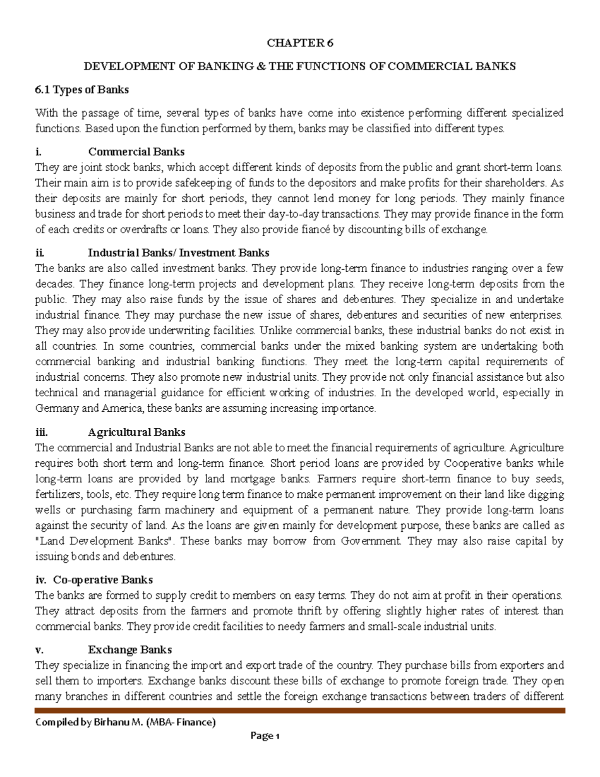 FMI C6finacial market and institution - Accounting and finance - AAU - Studocu