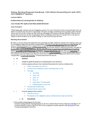 Hypovolemic Shock - concept map - NURS 2060 - CCRI - Studocu