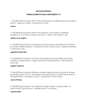 Machine-Design- Reviewer - MACHINE DESIGN REVIEWER Determine the ...