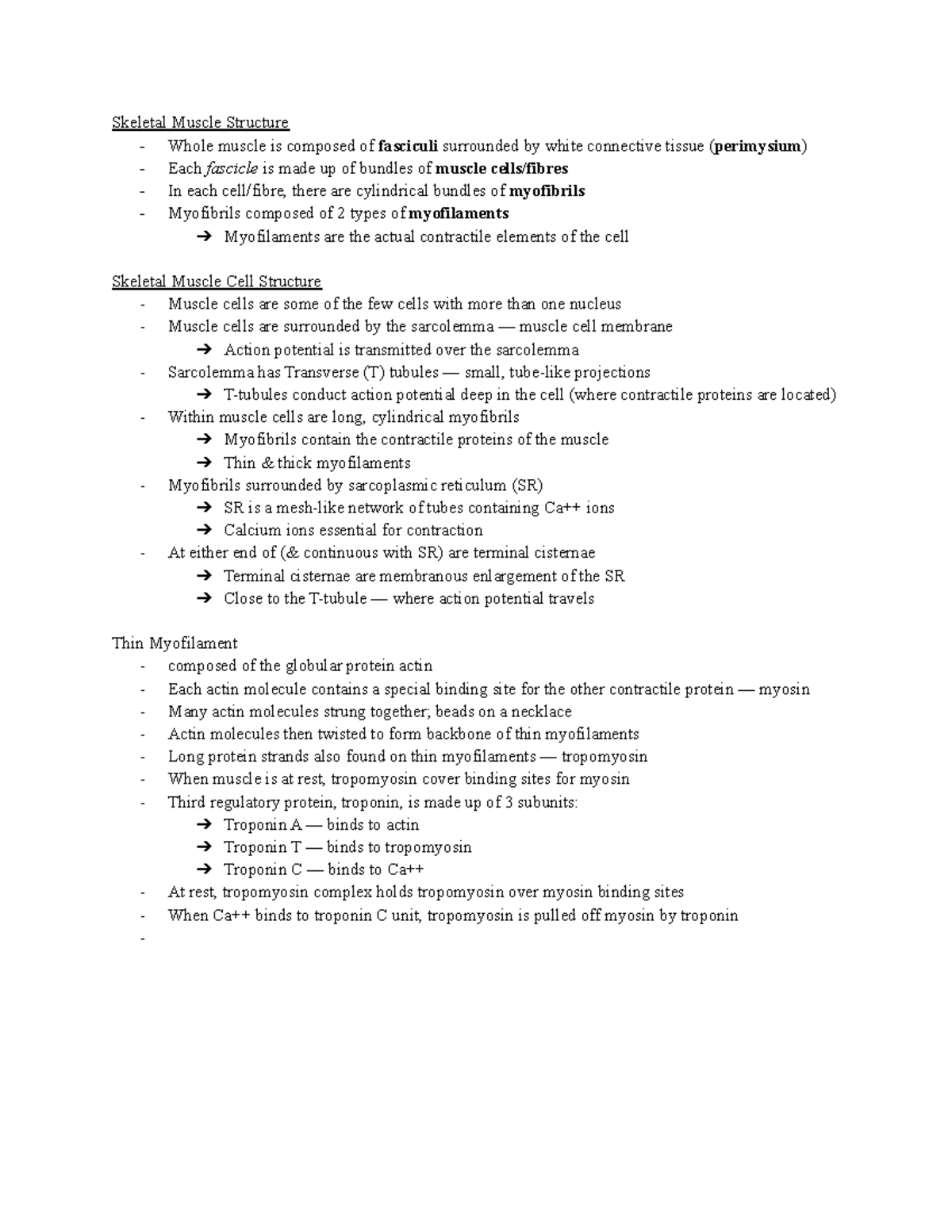Health 5 Lecture Note To Lecture 5 Of Sh Skeletal Muscle Structure health-5-lecture-note-to-lecture-5-of-sh-skeletal-muscle-structure