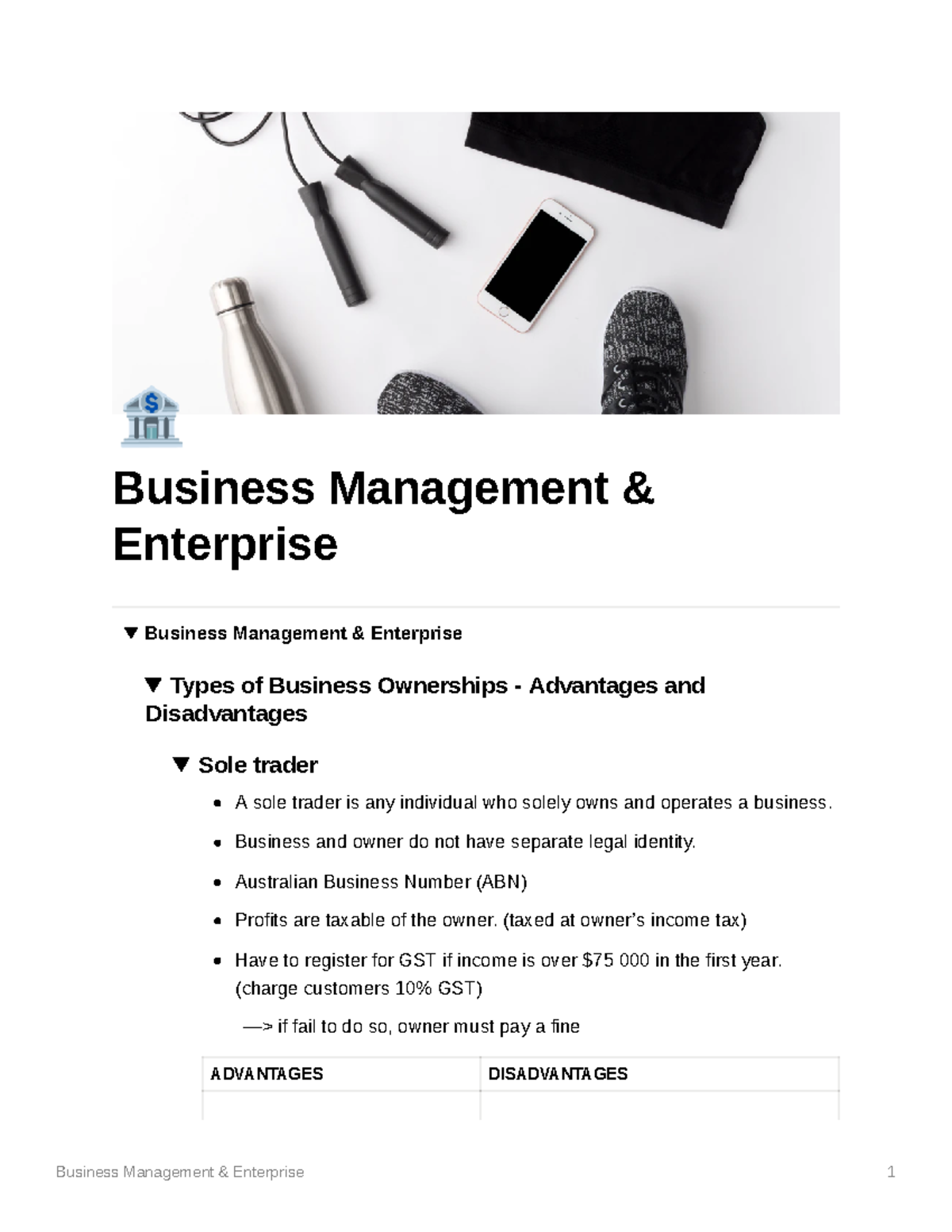 Business Management Enterprise - Studocu